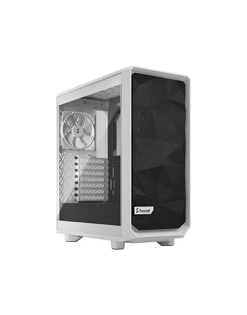 Kućište Fractal Design Meshify 2 Compact Lite White TG clear, FD-C-MEL2C-04