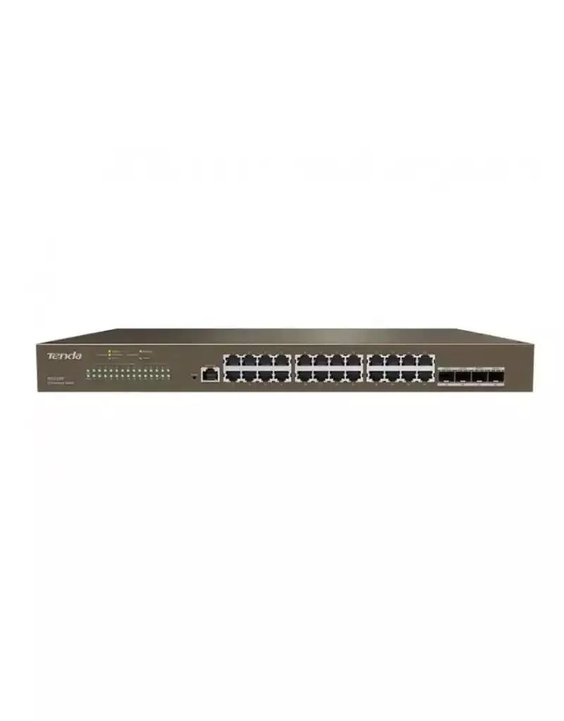 Svič 10/100/1000 24-port Tenda TEG3328F L2 Managed + 4x1000 Base-X SFP Ports