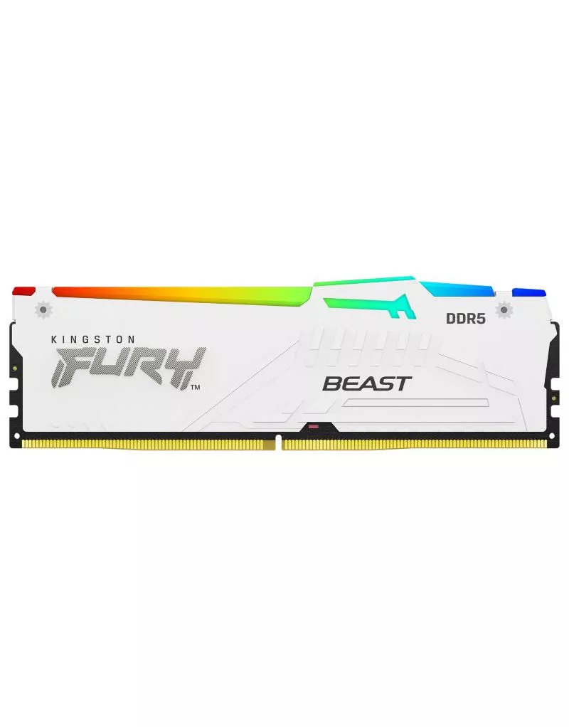 KINGSTON DIMM DDR5 32GB 5600MT/s KF556C36BWEA-32 Fury Beast RGB White Expo