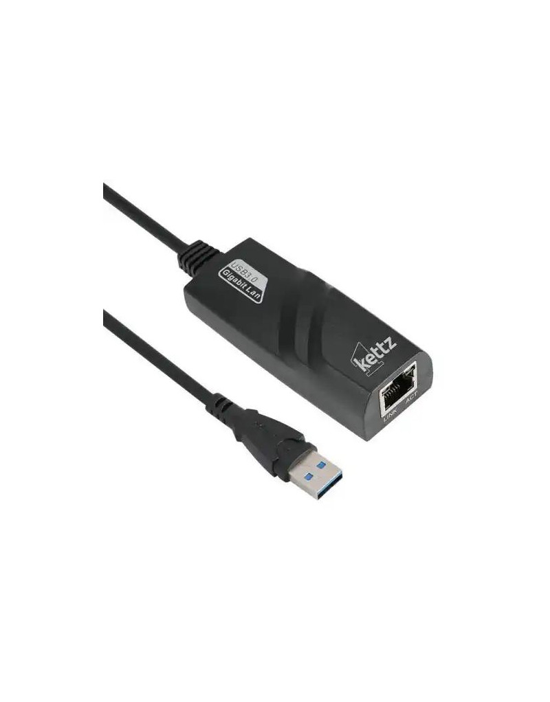 USB adapter 3-0 - RJ45 1000Mbps Kettz