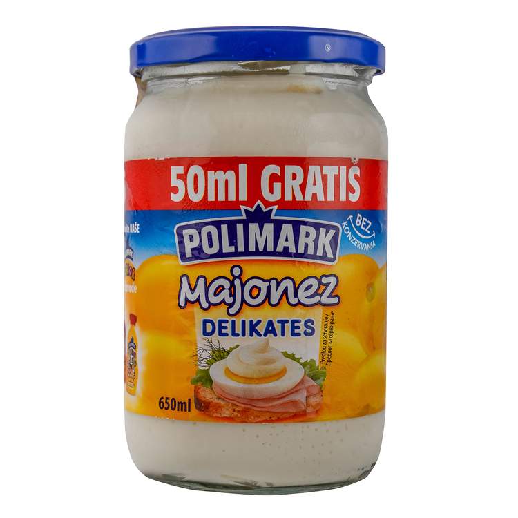 Polimark majonez delikates 50ml grats 650ml