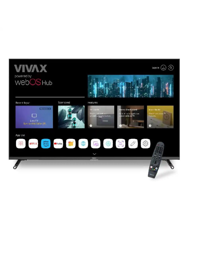 SMART LED TV 50 Vivax 50S60WO 3840x2160/UHD/4K/DVB-T2/S2/C webOS