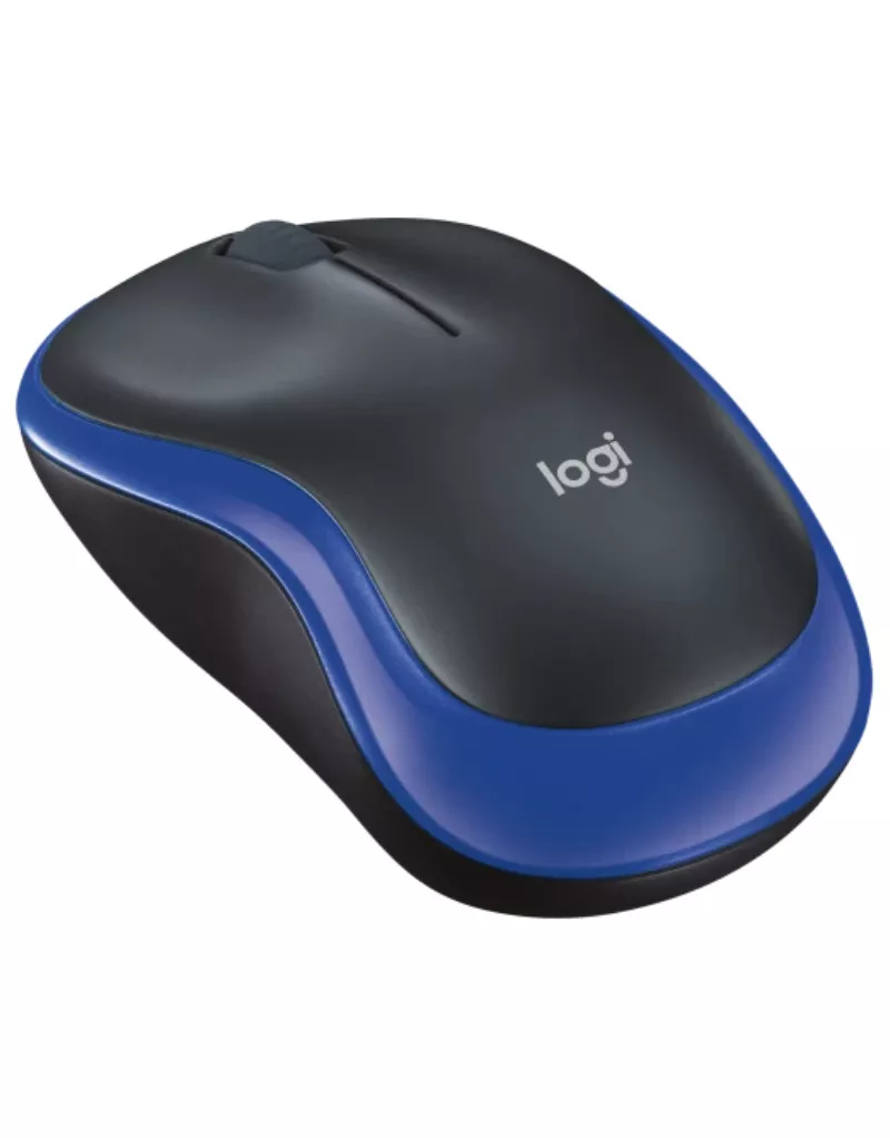 LOGITECH M185 Wireless plavi miš Retail