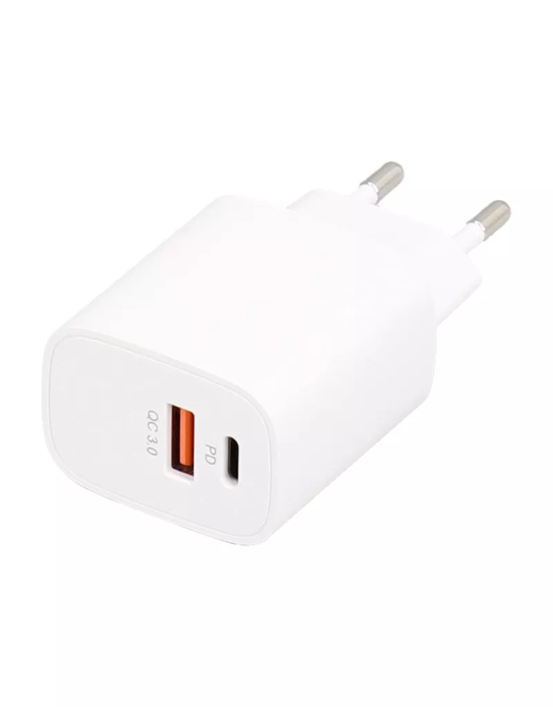 E-GREEN Superbrzi strujni punjač sa USB3.0 i USB 3.1 tipC ulazom 5V/3A 20W