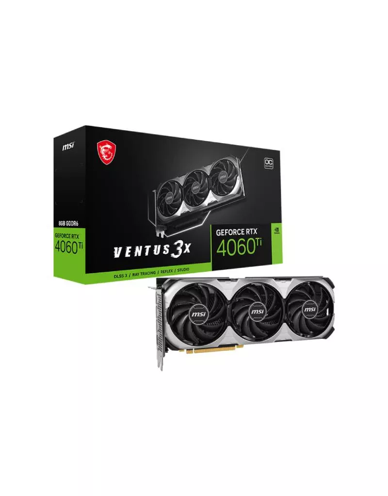 MSI nVidia GeForce RTX 4060 Ti 8GB 128bit RTX 4060 Ti VENTUS 3X 8G OC grafička karta