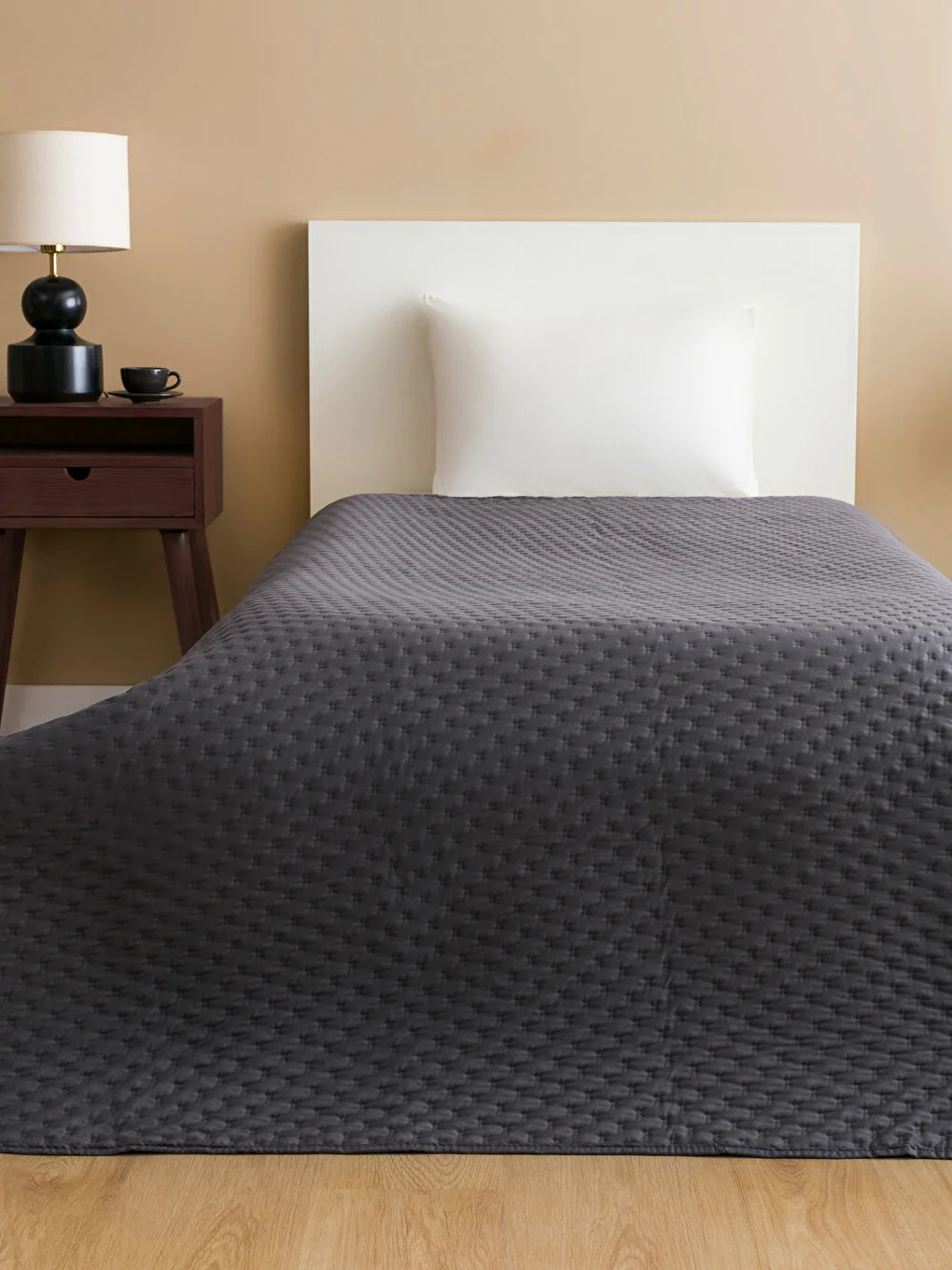 LCW HOME ANTRASIT Pokrivač za single krevet