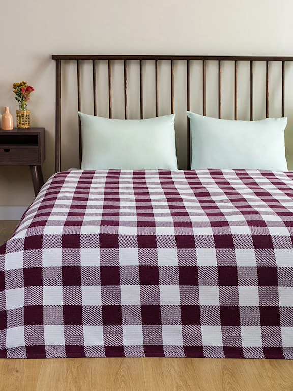 LCW HOME BORDO Prekrivač za bračni krevet