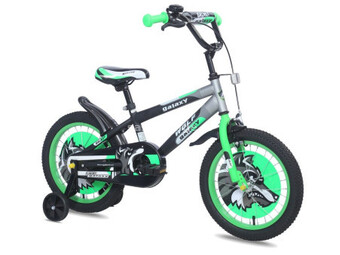 Galaxy bicikl dečiji wolf 16" crna/siva/zelena ( 590007 )