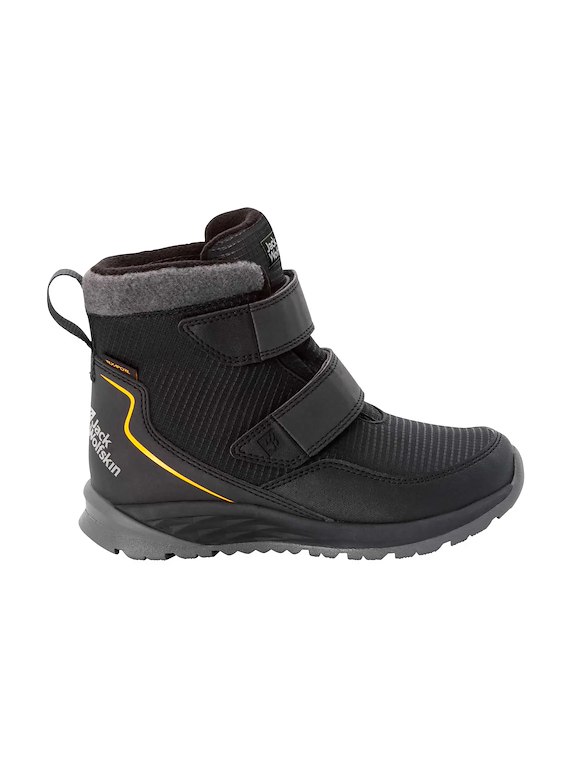 JACK WOLFSKIN Čizme za dečake Polar Bear Texapore Mid Vc K JW-4036163 crne