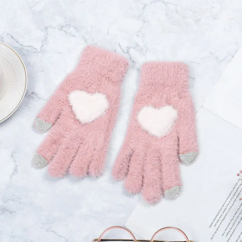GENTLE Rukavice za touch screen, Sand pink
