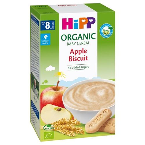 Hipp Organic kaša jabuka sa keksom 250g 8M+