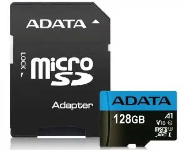 Memorijska kartica A-DATA UHS-I MicroSDXC 128GB class 10 + adapter AUSDX128GUICL