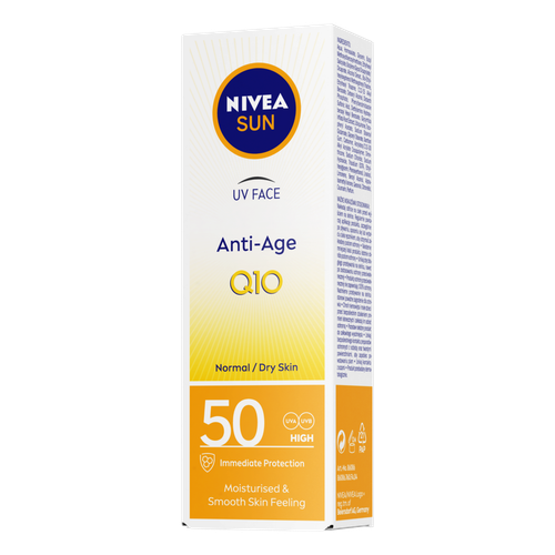 NIVEA Sun Q10 UV Face Anti-Age za zaštitu kože lica od sunca SPF 50 50 ml