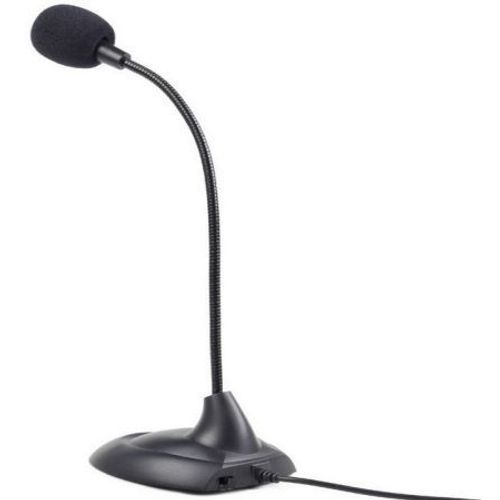 MIC-205 * Gembird Desktop mikrofon, savitljivo telo, black, 3.5mm sa prekidacem (249)