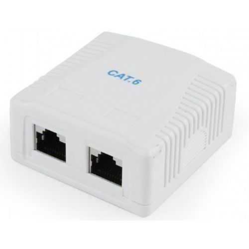 NCAC-2F6-01 Gembird CAT6 FTP 2-port kutija za površinsku montažu za RJ45