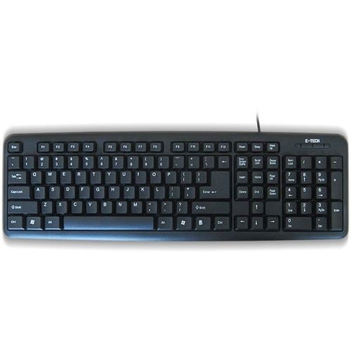 ETECH E-5050 US Crna Žična tastatura