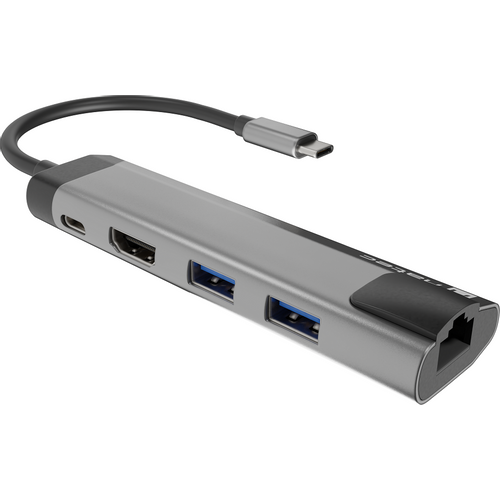 Natec NMP-1985 Fowler Go USB Type-C 5-in-1 Multi-port Adapter