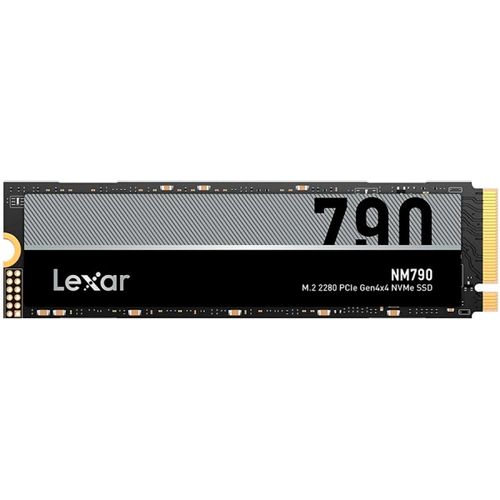 Lexar® NM790 M.2 2280 PCIe Gen 4×4 NVMe SSD 4TB High Speed PCIe Gen 4X4 M.2 NVMe, up to 7400 MB/s read and 6500 MB/s write