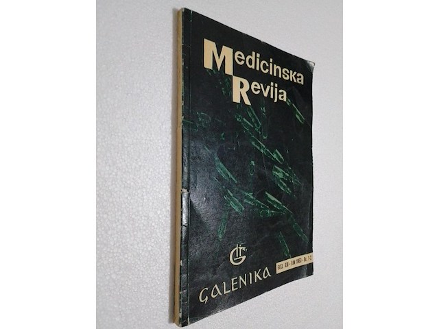 MEDICINSKA REVIJA JUN 1963-BR. 1-2