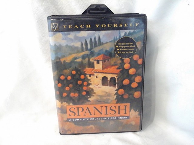 Spanish acomplete course Španski kurs kaseta i knjige