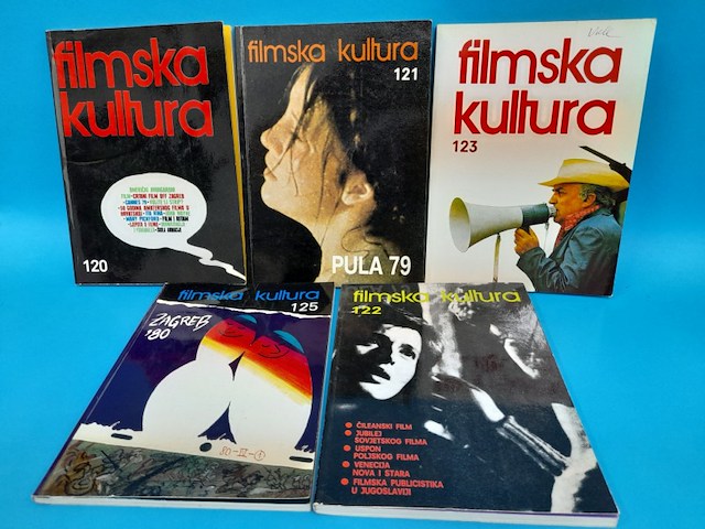 FILMSKA KULTURA 120/121/122-123/125 (5 brojeva)