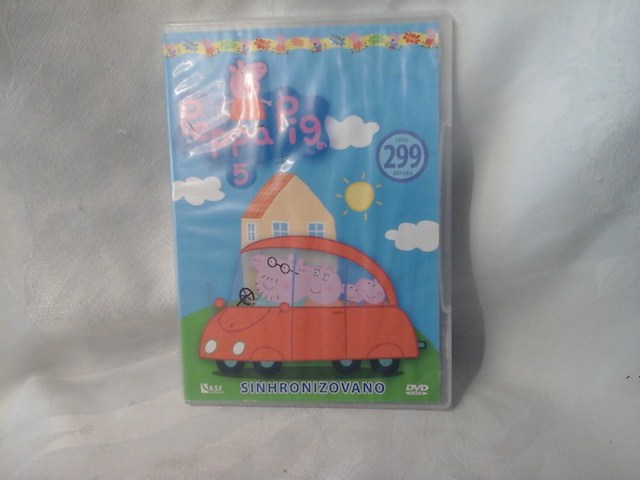 Peppa Pig Pepa prase 5 dvd film