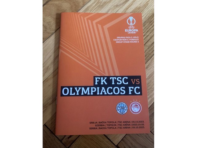 TSC Backa Topola - Olympiacos program 2023