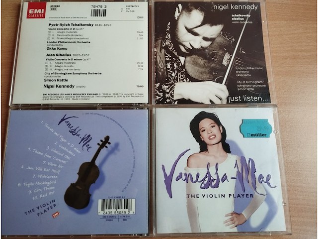 Nigel Kennedy+Vanessa Mae-Tchaikovsky/Sibelius+Violin