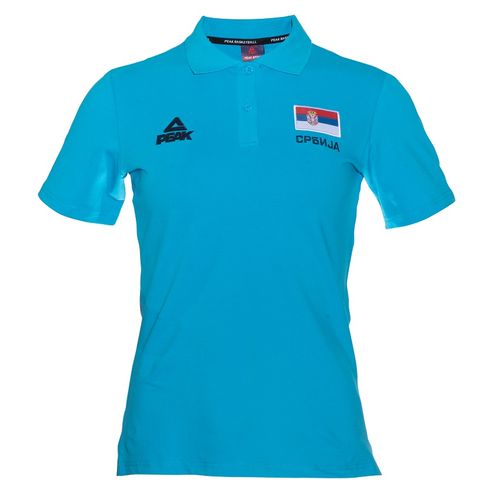 Peak Sport Polo Majica Srbija KSS1910/20 Svetlo Plava Ženska