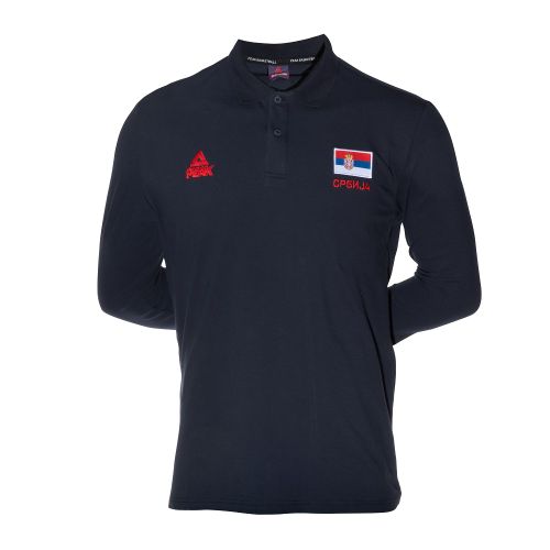 Peak Sport Polo Majica Dug Rukav Srbija KSS1911/20 Teget