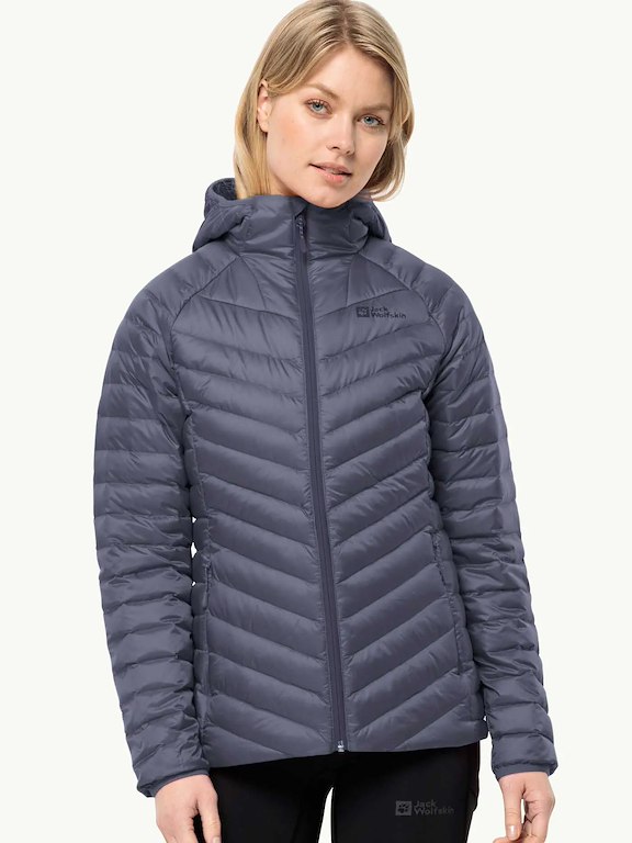 JACK WOLFSKIN Ženska jakna Passamani Down Hoody JW-1207101 crna