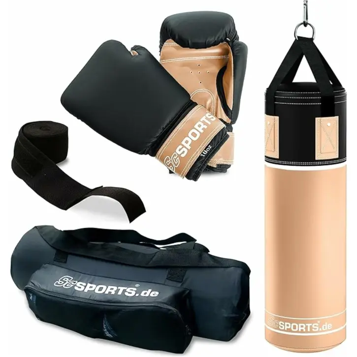 Gorilla Sports Set za boks, Bež, 12 kg