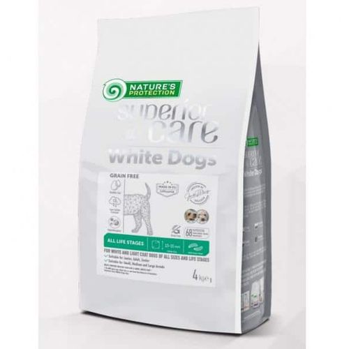 NPSC White dog Grain Free With Insect Adult All Breed - All Stages 4 kg
