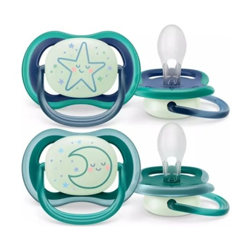 Avent noćna varalica za bebe STHR Ultra Air Star/Moon, 6-18m - 2kom