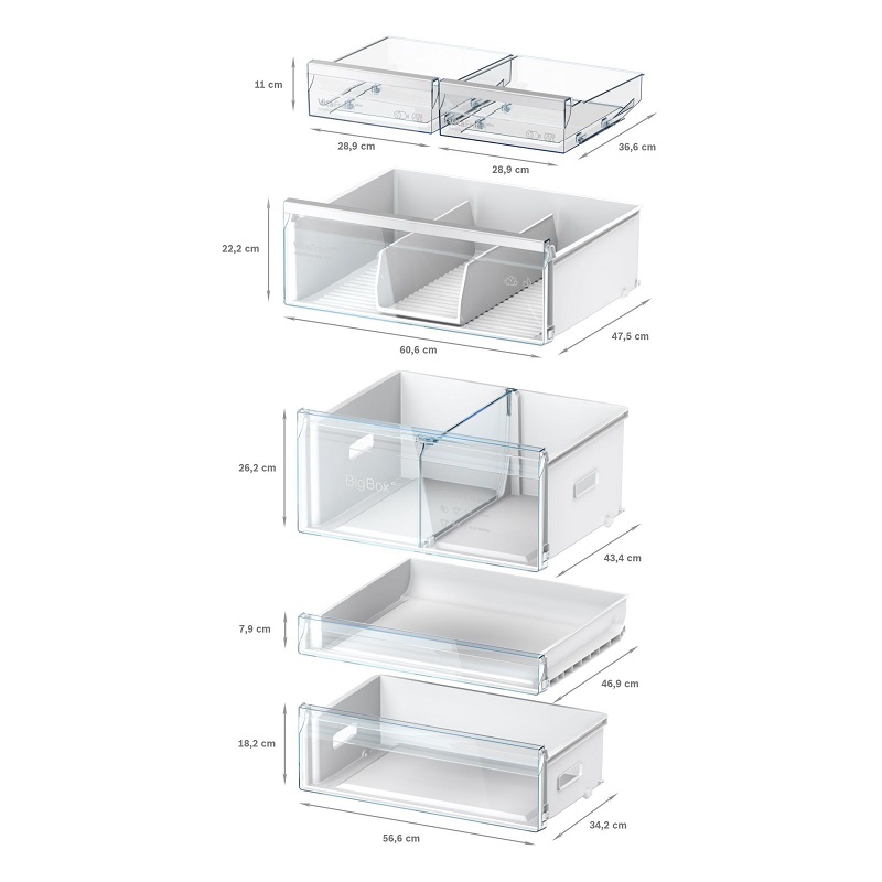 Bosch kombinovani frižider KGP76AIC0N