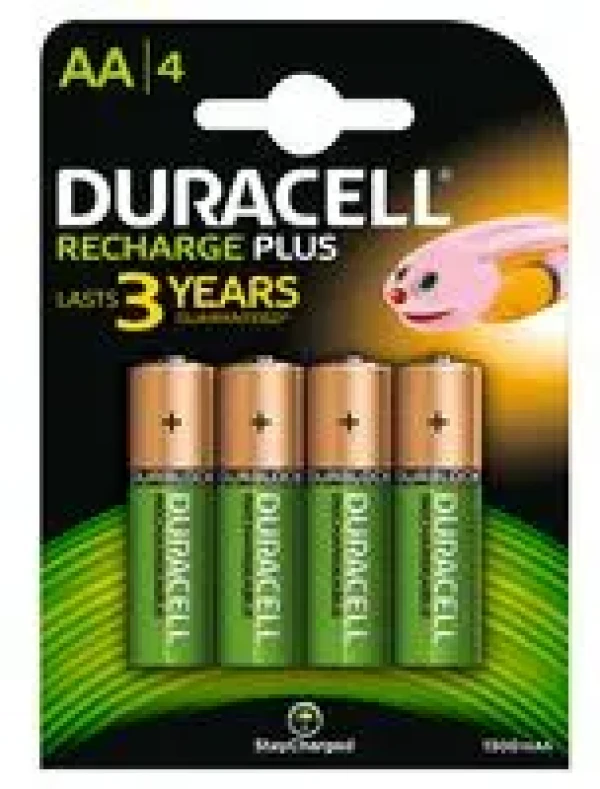 Punjiva baterija Duracell AA 1300 mAh (pak 4 kom)