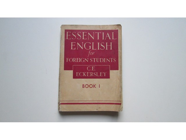 ESSENTIAL ENGLISH for FOREIGN STUDENTS book 1