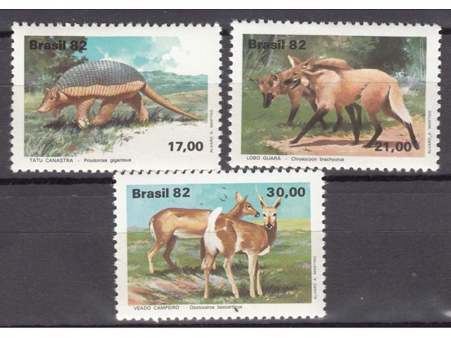 Brazil 1982 Fauna serija **