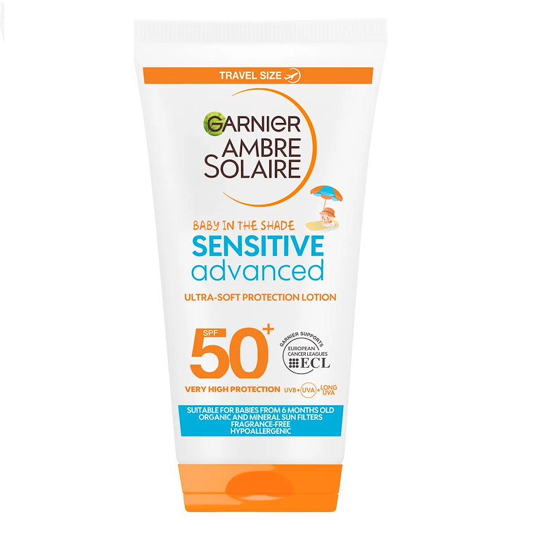 GARNIER Ultra nežna krema za zaštitu od sunca za decu Ambre Solaire SPF50+ 50ml