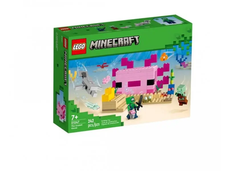 LEGO Minceraft the axolotl house