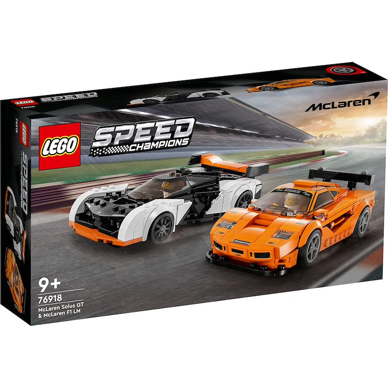 LEGO Kocke McLaren Solus GT i McLaren F1 LM 76918