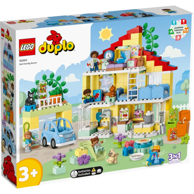 LEGO Kocke Duplo Porodična kuća 3u1 10994