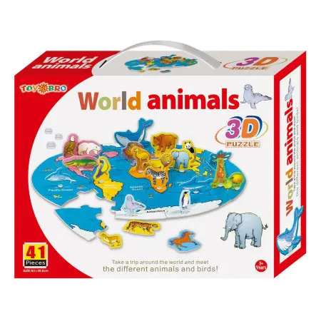 DENIS TOYS 3D Slagalica Životinje sveta