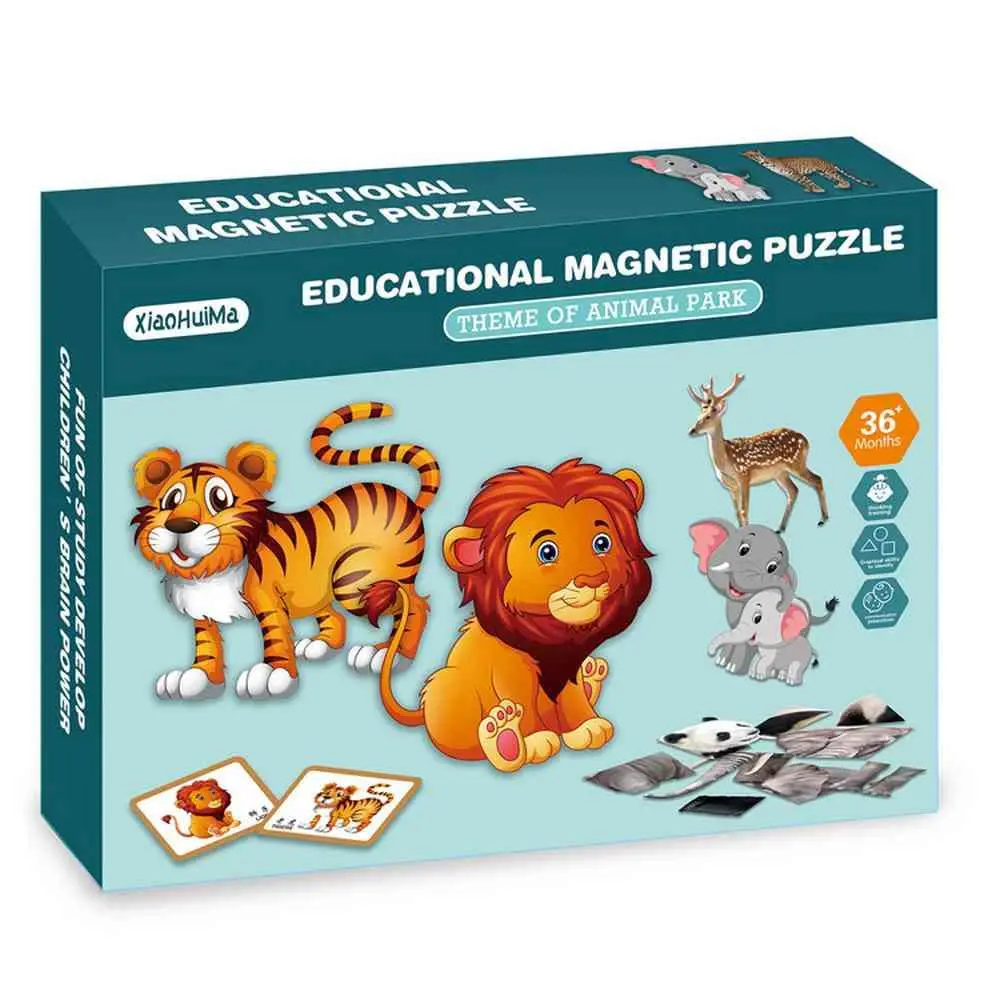 BEST LUCK Magnetne puzzle Divlje životinje