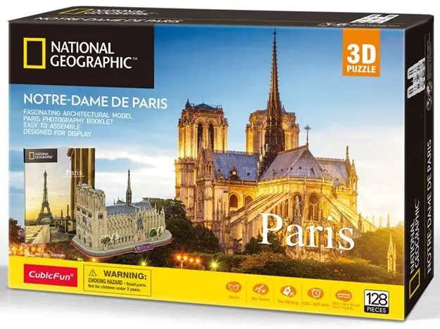 CUBIC FUN Puzzle 3D Notre Dame De Paris DS0986h