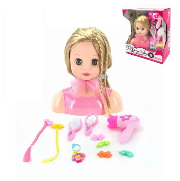 DENIS TOYS Lutka model za uređivanje kose