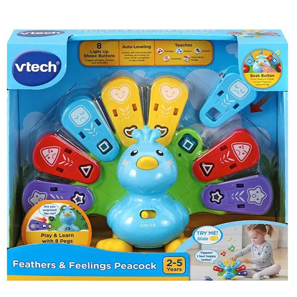 VTECH Interaktivni paun plavi