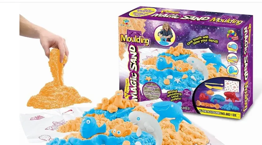 DENIS TOYS Pesak za oblikovanje 750 g