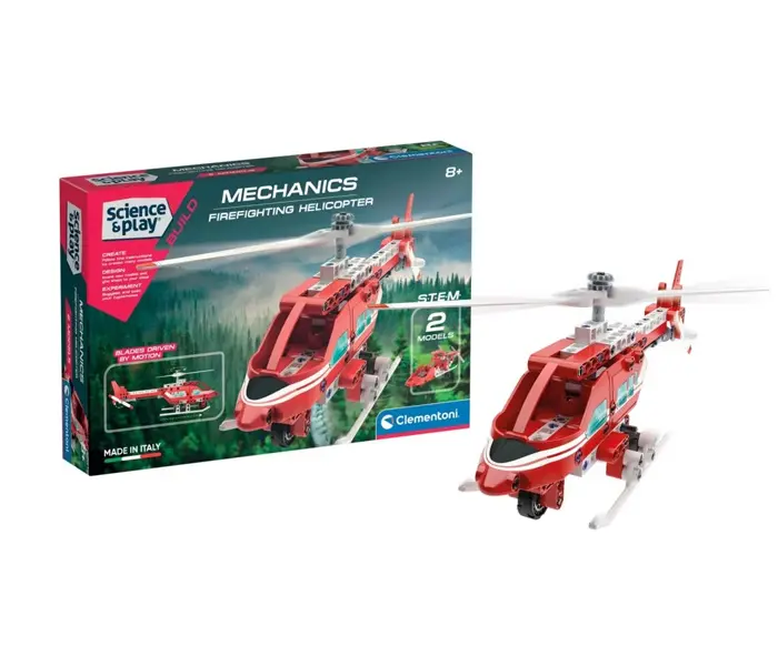 CLEMENTONI SCIENCE & PLAY SMALL Napravi helikopter FIREFIGHTERS