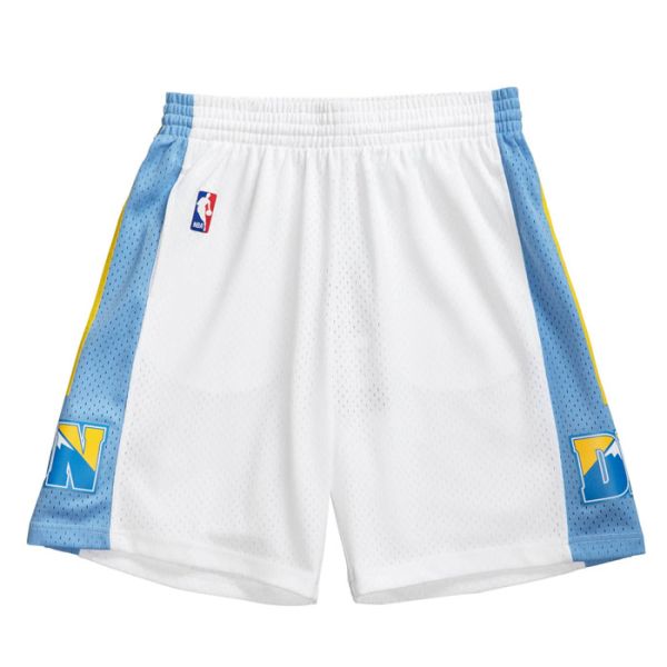 NBA SWINGMAN DENVER NUGGETS 2006-07 SHORTS 'WHITE/BLUE'